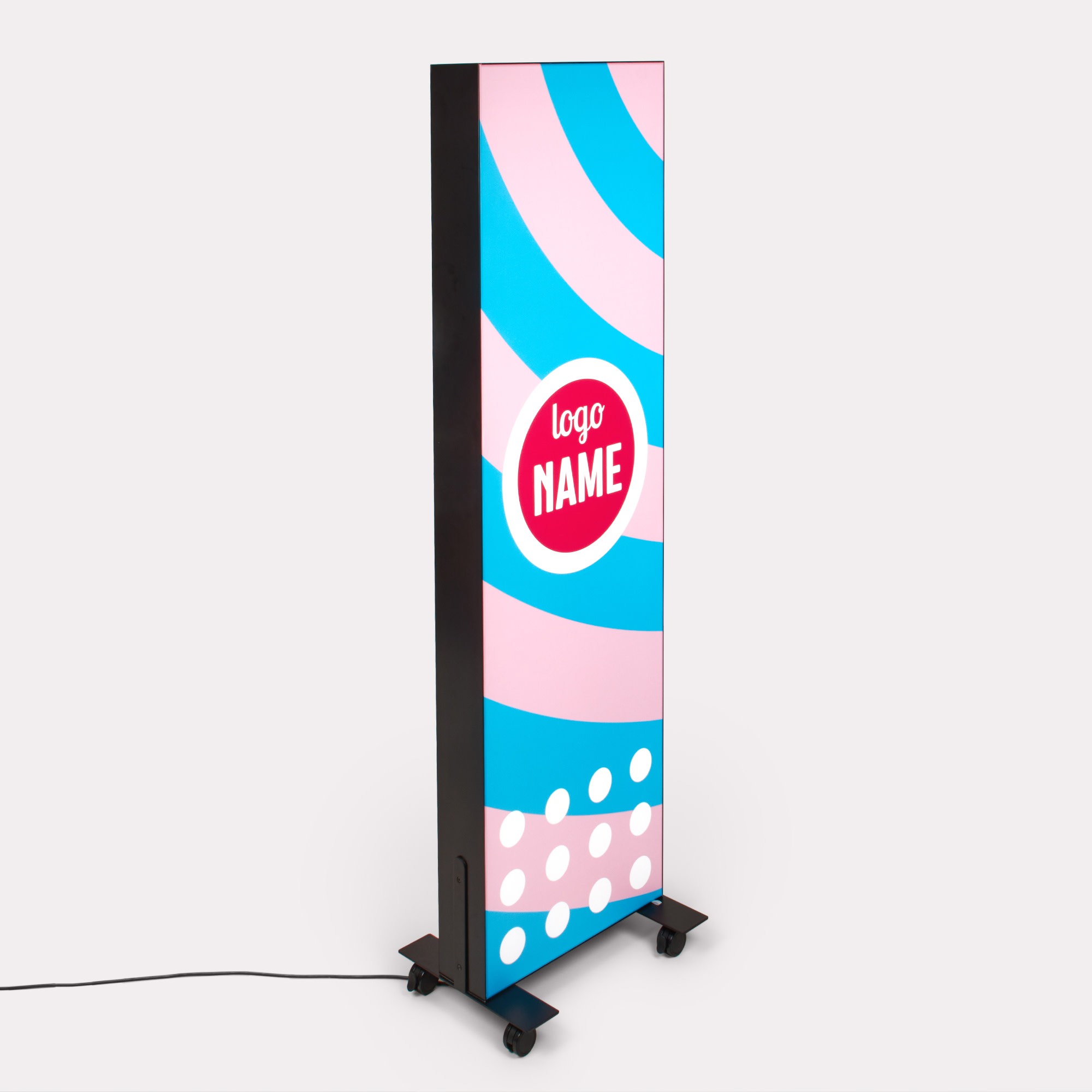 Cadres LED autoportants - L'Atelier 52 - Communication & Publicité